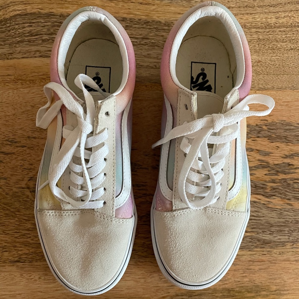 Rainbow Van Lowtop Shoes - Gem